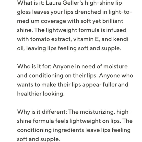Laura Geller | Makeup | Laura Geller Color Luster Lip Gloss | Poshmark
